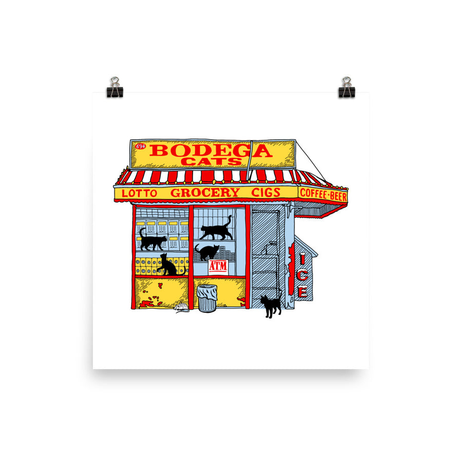 Bodega Storefront Poster – bodegacats